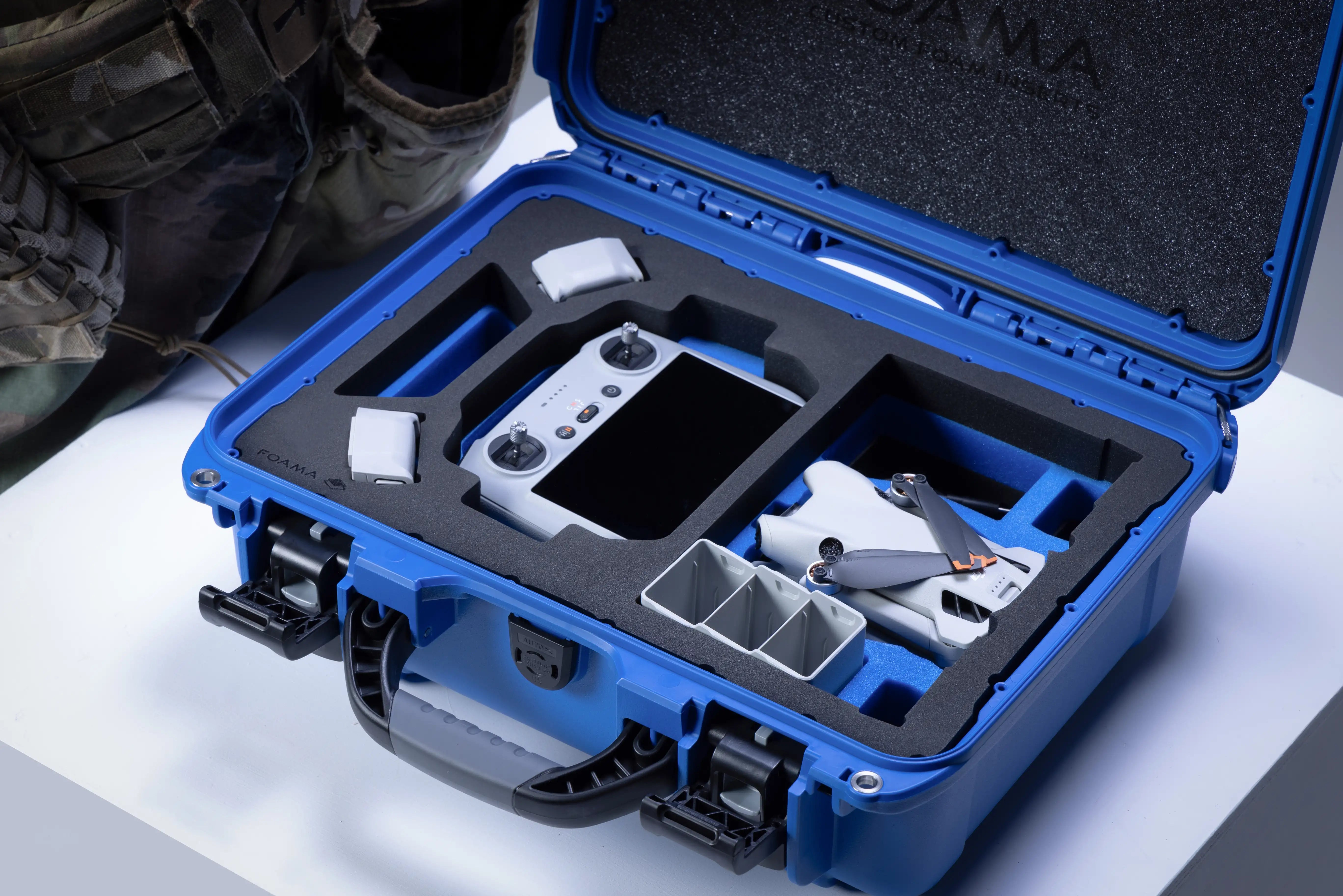 DJI Mini 3 Pro / DJI Mini 4 Pro Waterproof Hard Carry-on Case with Cus ...